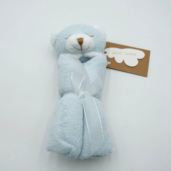 Angel Dear | Toys | Angel Bear Lovey Blue Bear Plush Baby Blanket Plush ...